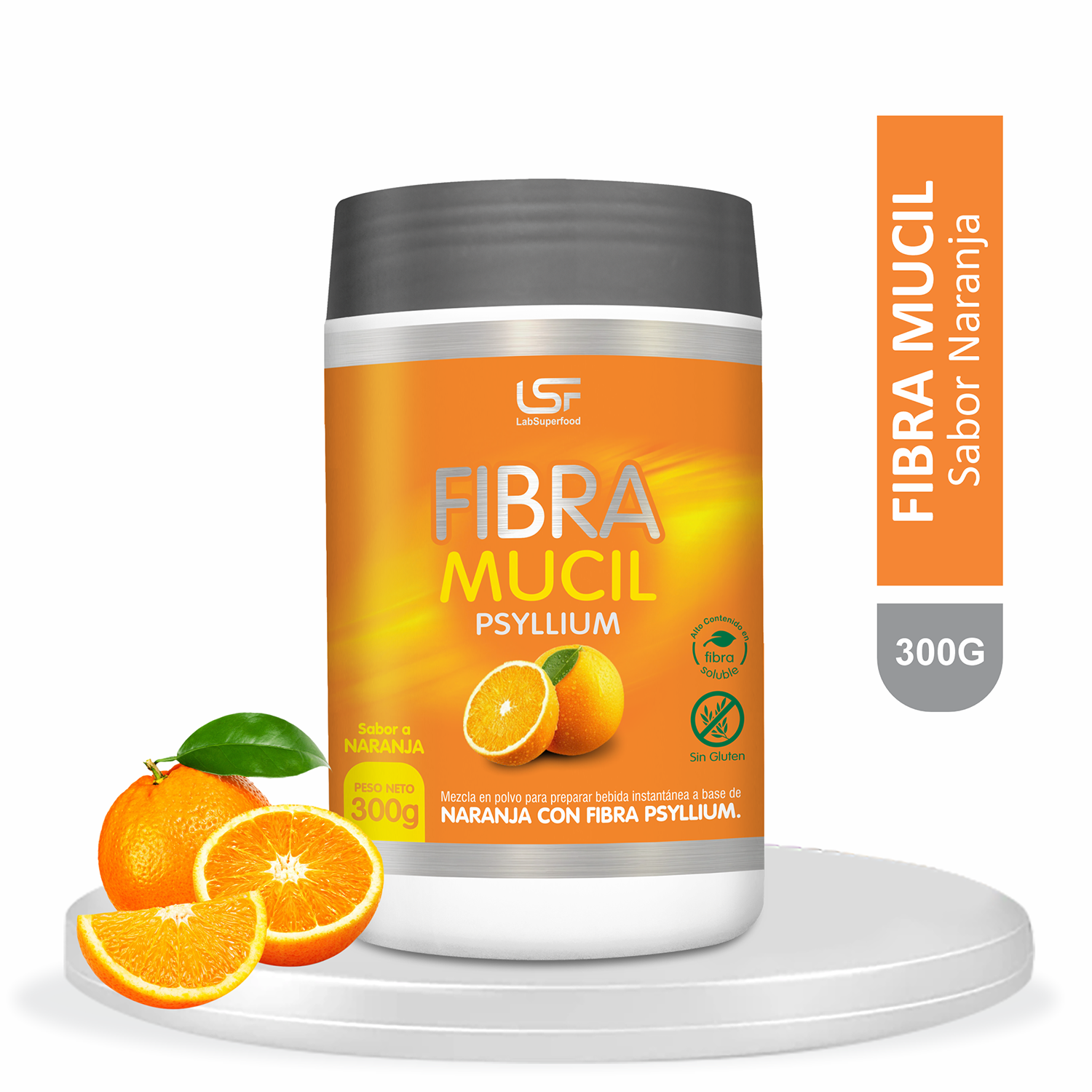 FIBRA MUCIL PSYLLIUM POTE X 300G – LabSuperfood Perú