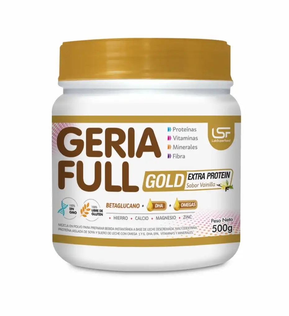 Geriafull Gold - Extra Protein 500g – LabSuperfood Perú