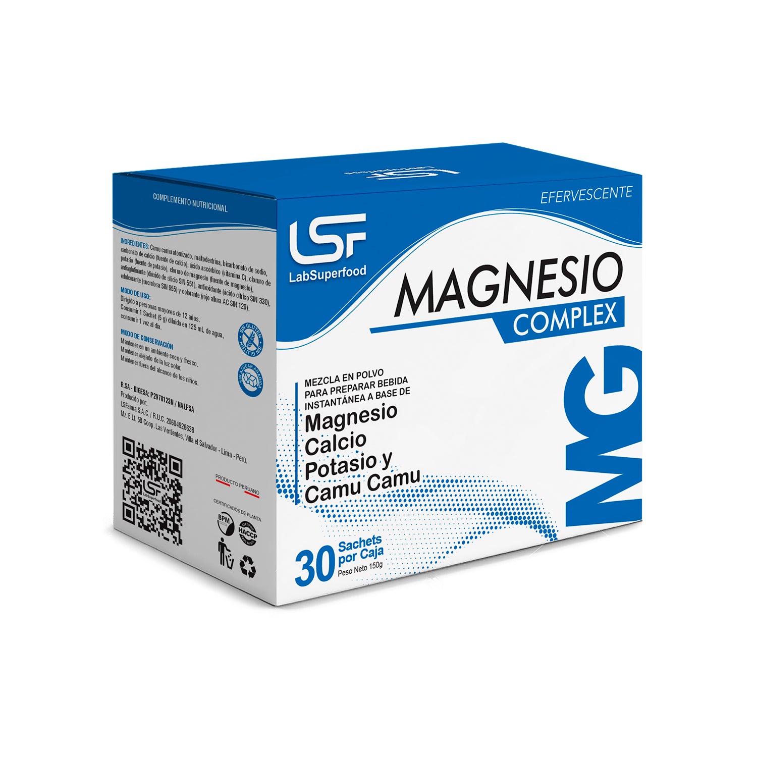 Magnesio Complex - Caja x 30 Sachets – LabSuperfood Perú